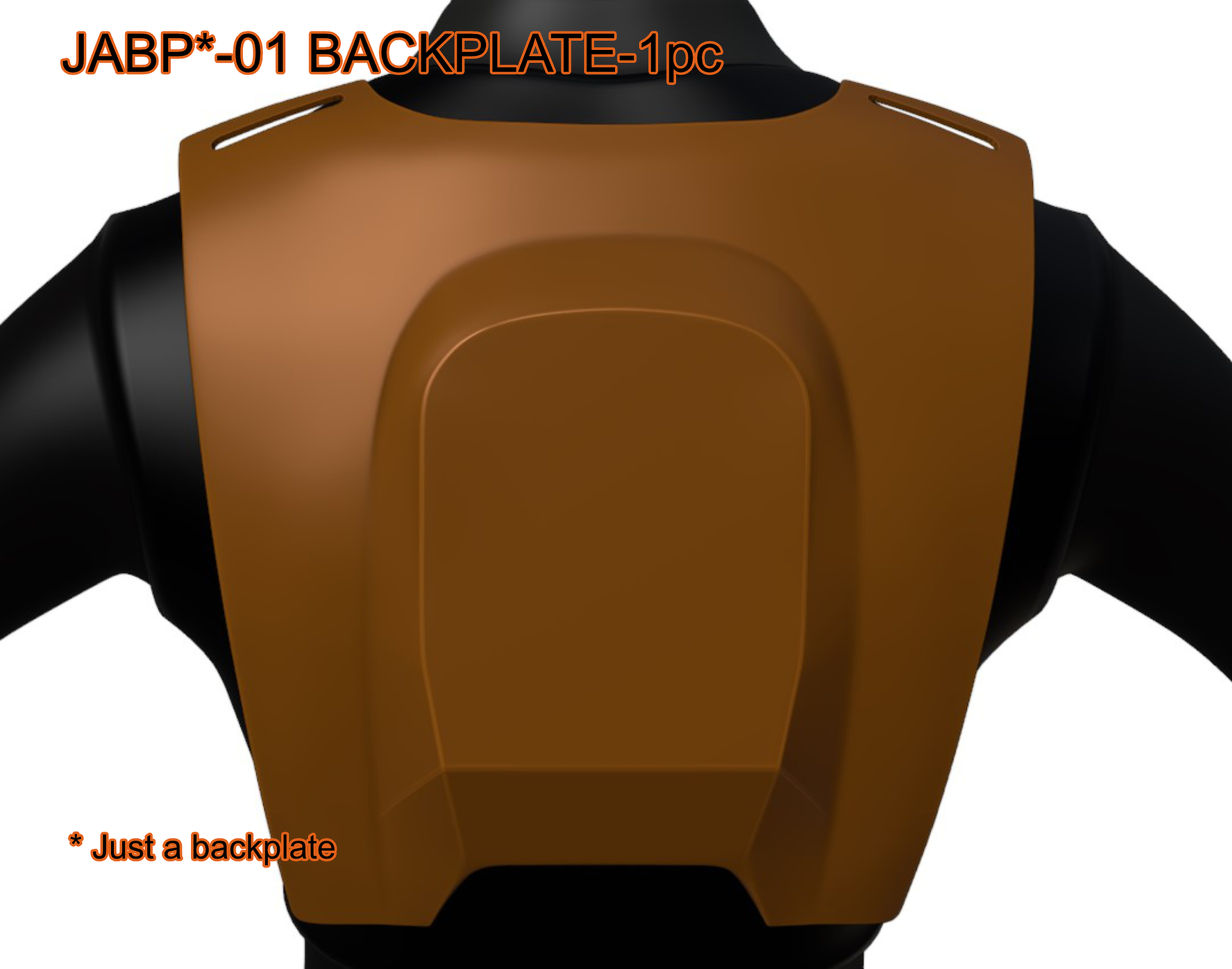 3D file Backplate Armor [CMF]・3D printing design to download・Cults