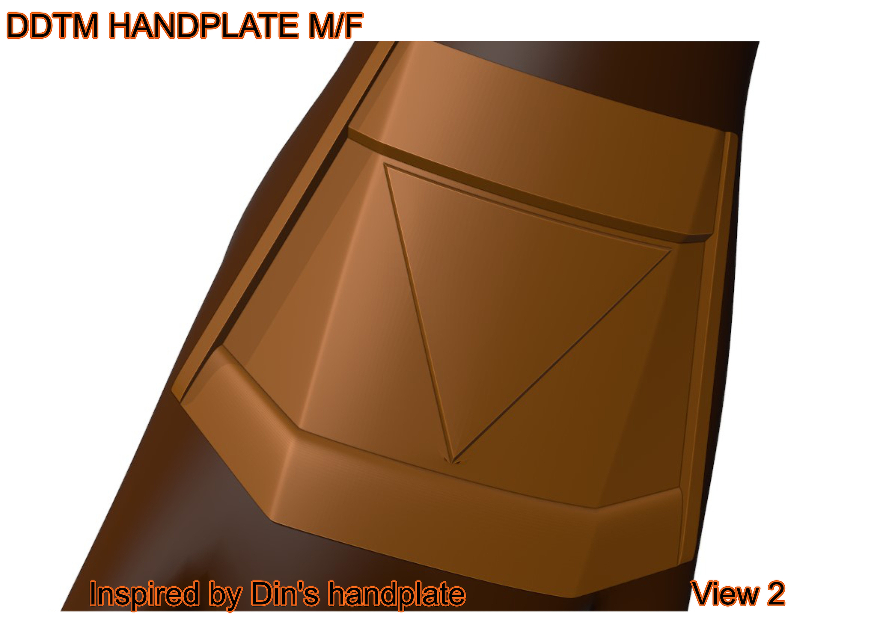 3D file Hand Armor [DD]・3D print design to download・Cults