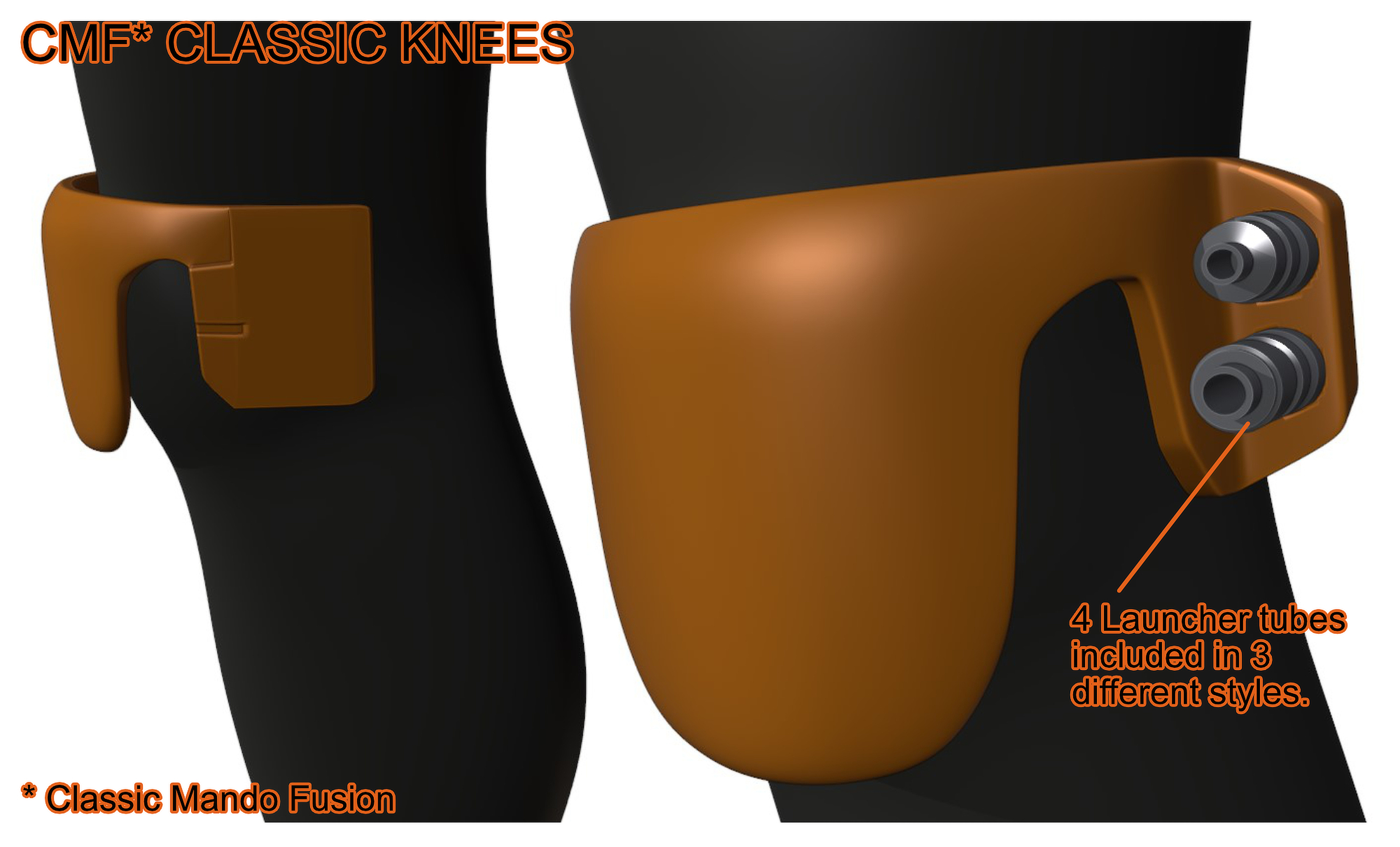3D file Knee Armor [CMF]・3D print design to download・Cults