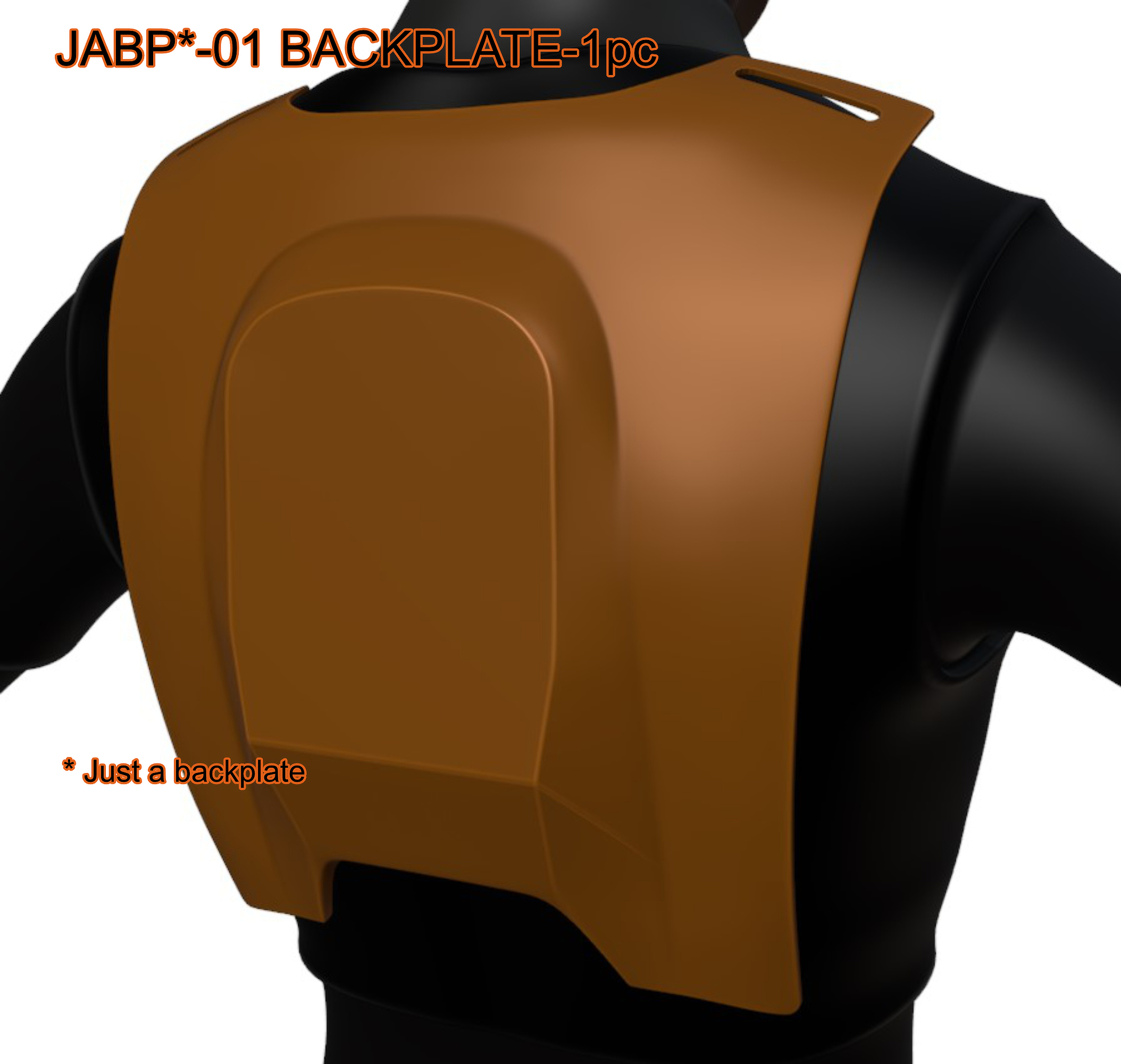 3D file Backplate Armor [CMF]・3D printing design to download・Cults