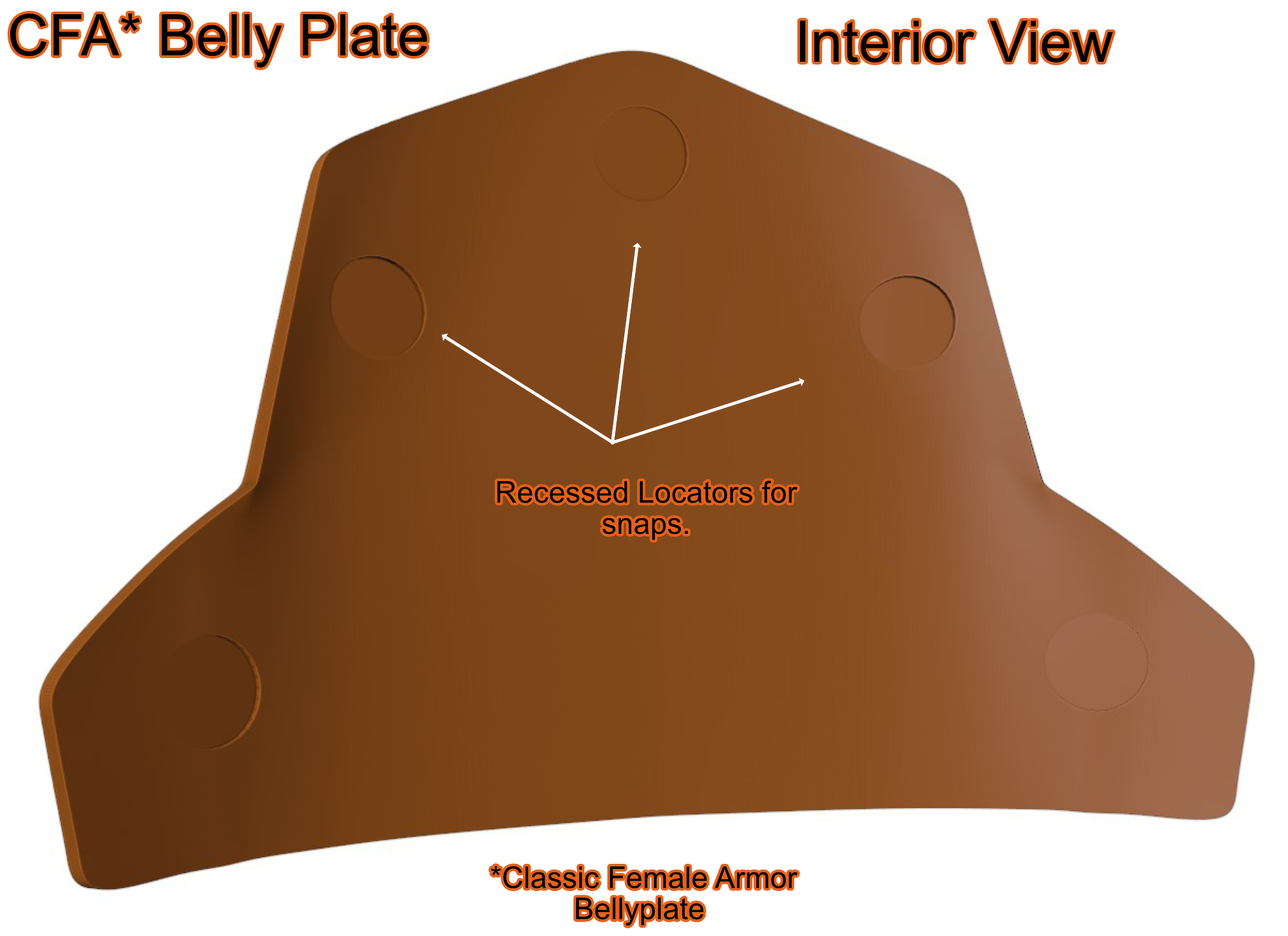 3D file Female Belly Armor [CFA]・3D printable model to download・Cults