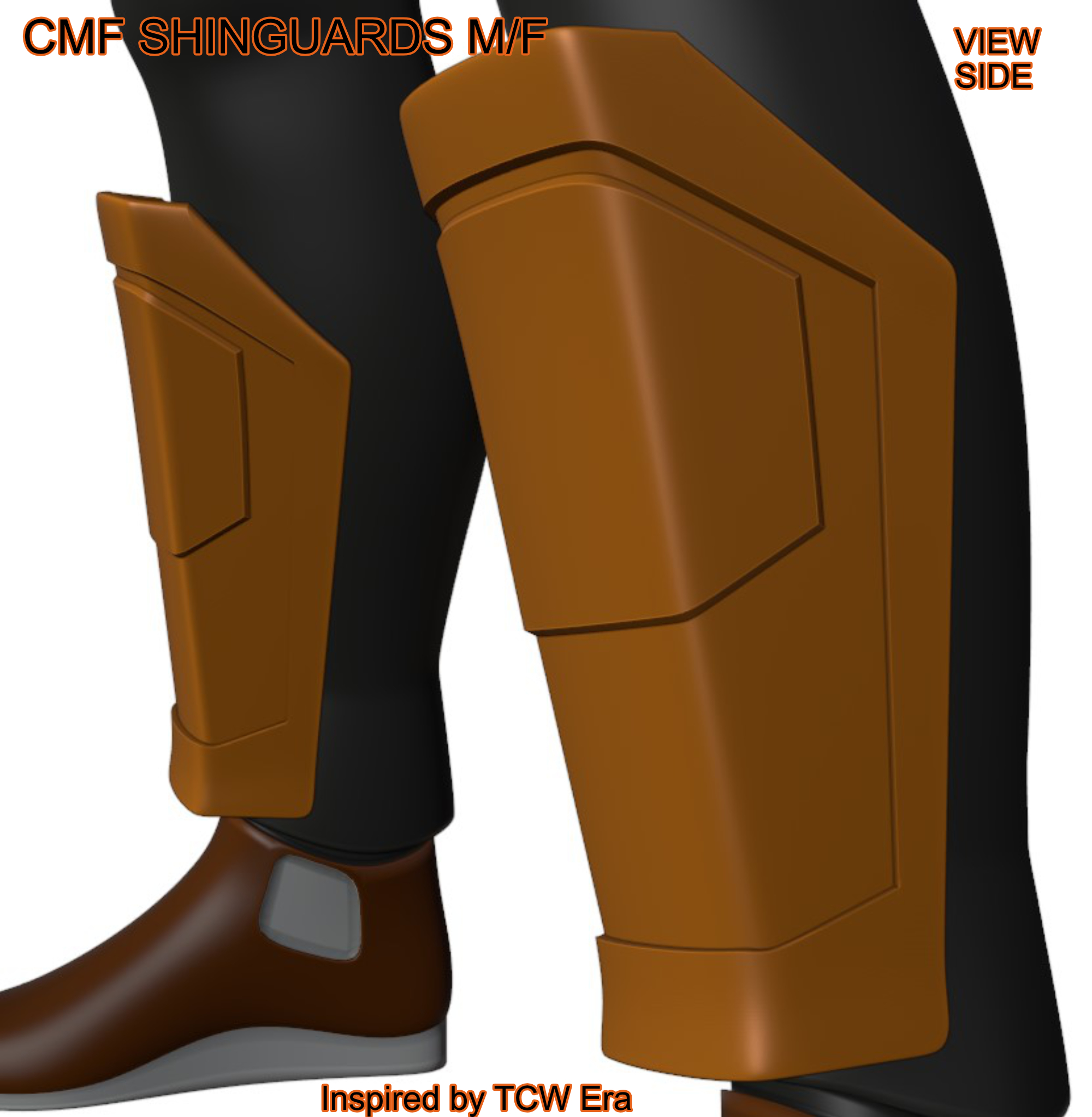 3D file Shin Armor [CMF]・3D printer design to download・Cults