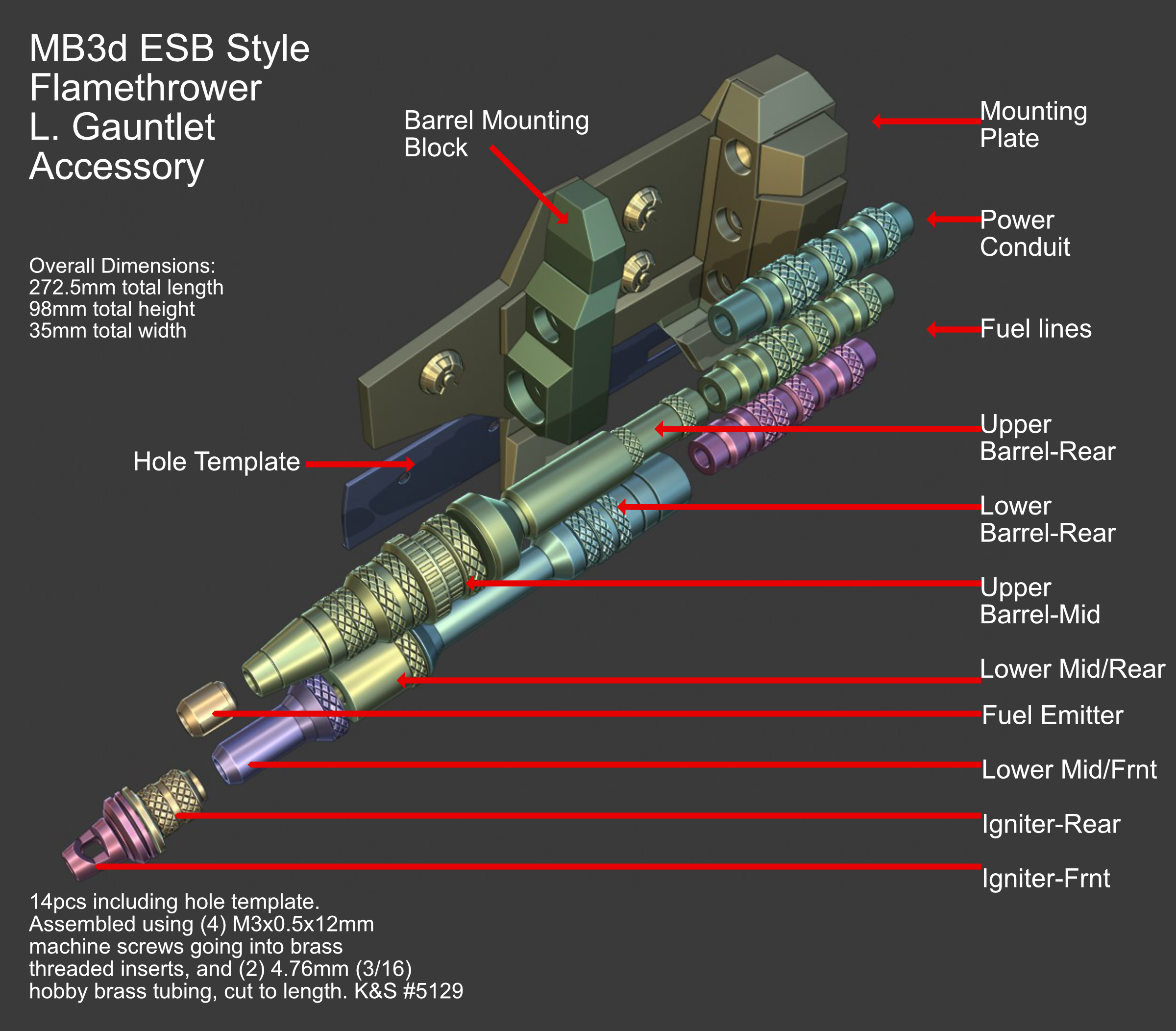 3D file ESB Style Flamethrower 🔥・Model to download and 3D print・Cults