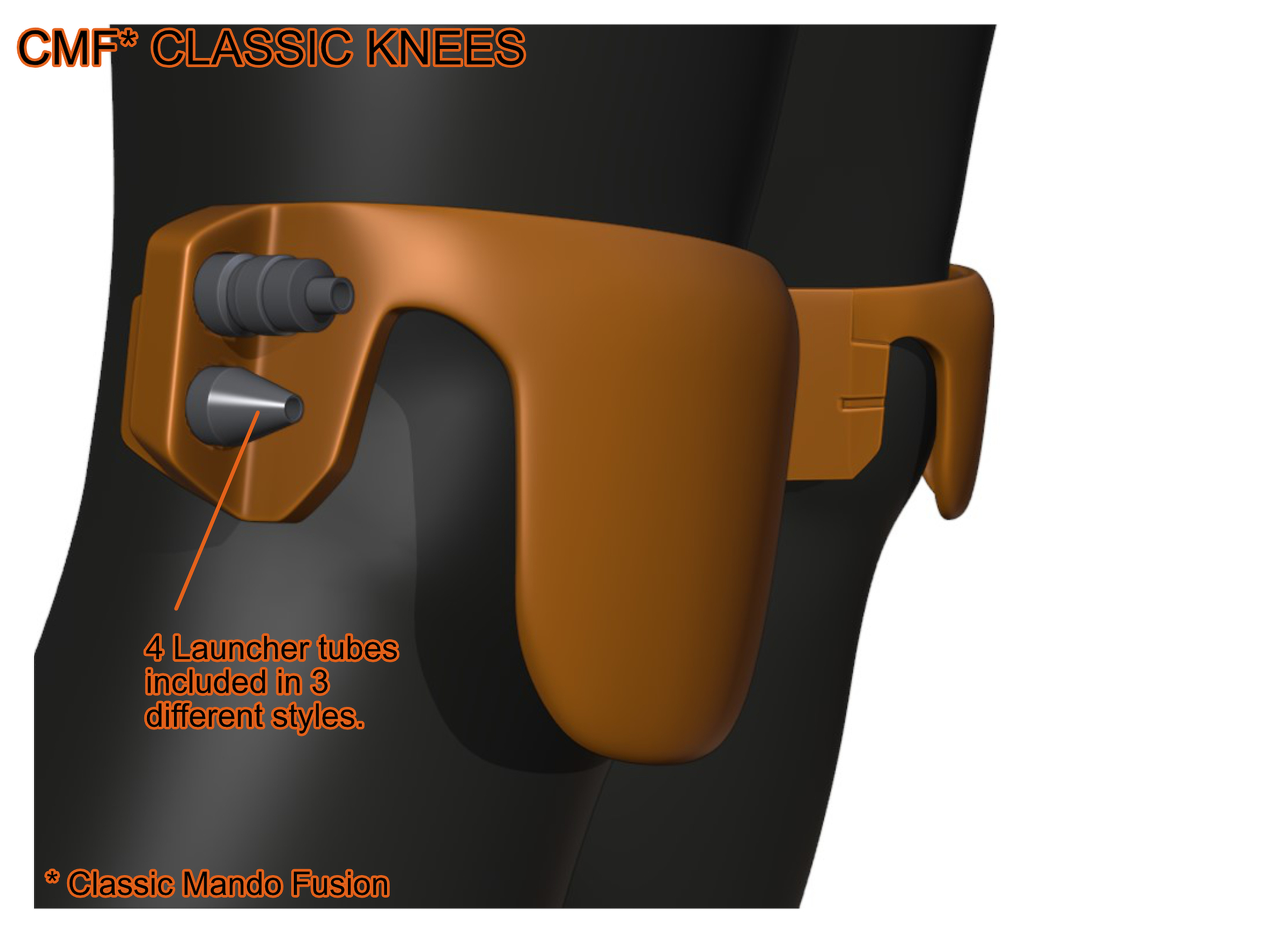 3D file Knee Armor [CMF]・3D print design to download・Cults