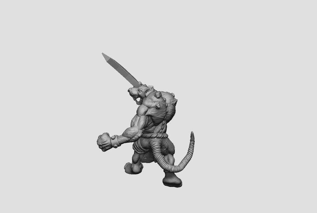 Free STL file Mutant Rat Monster 🐀・3D print design to download・Cults