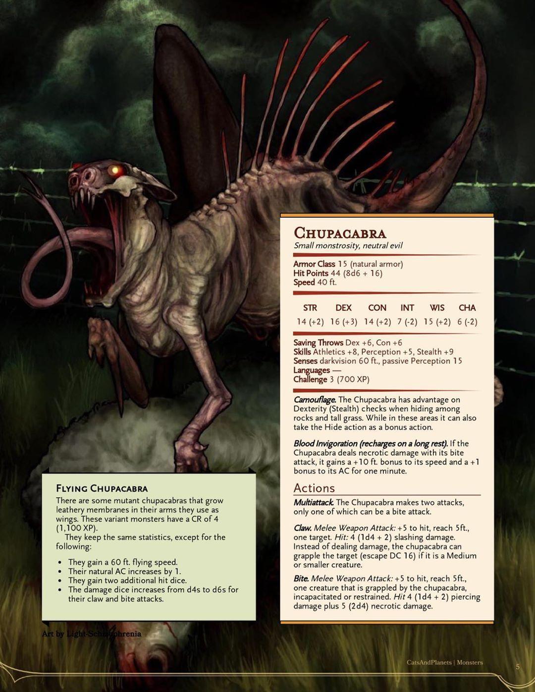 Free STL file Monster Monday - Chupacabra・3D printer model to download ...