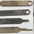 Download free 3D printing templates Universal TSA keys + Safe Skies ・ Cults