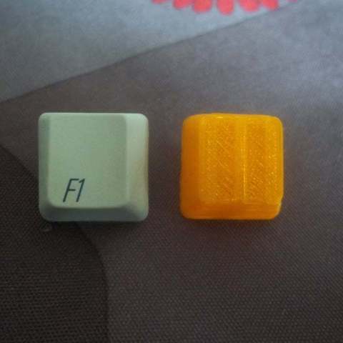 Download free STL Apple Extended Keyboard II Keycap ・ Cults