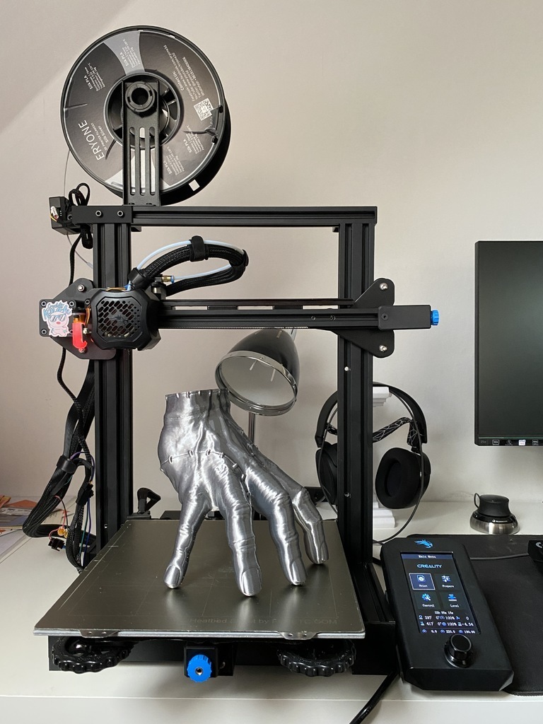 Fichier 3D gratuit Mercredi - Chose - Main en 3 types et maille réparée ...