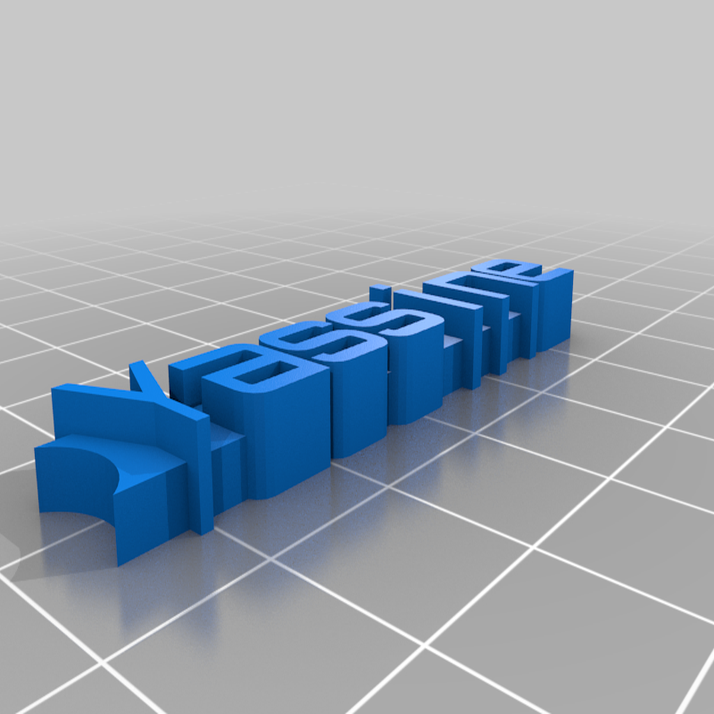 Free 3D file yassine Keychain・3D printer design to download・Cults