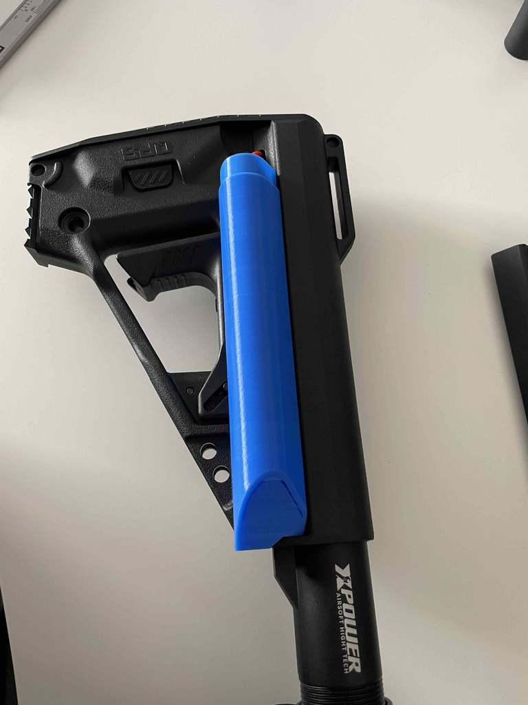 Free 3D file VFC QRS butstock tube with cap・Object to download and to ...