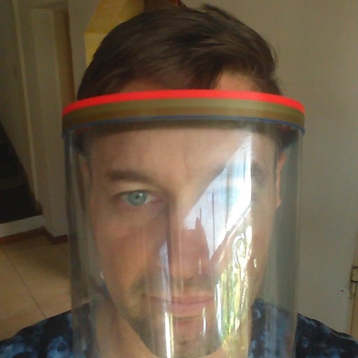 Download free 3D printing designs shield face covid19 ・ Cults