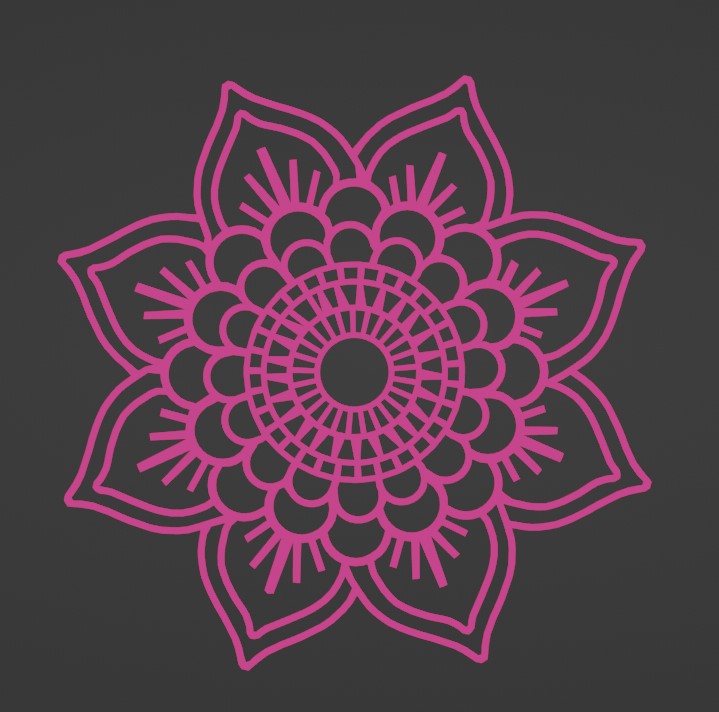 STL file MANDALA 2・3D print design to download・Cults