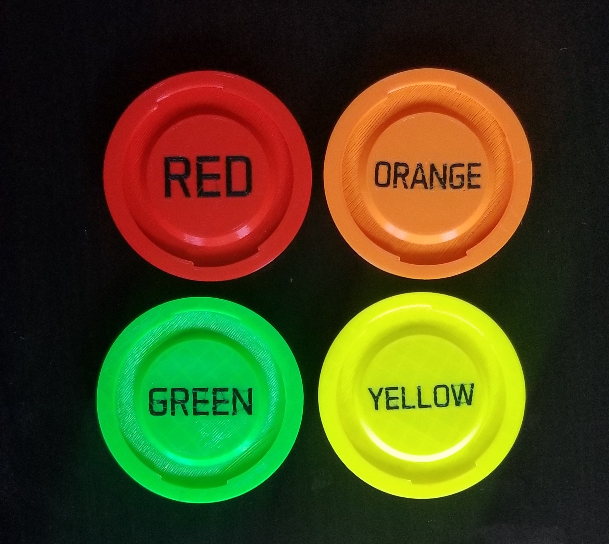 Free 3D file INTERLOCKING COLOUR DISCS・3D printer model to download・Cults