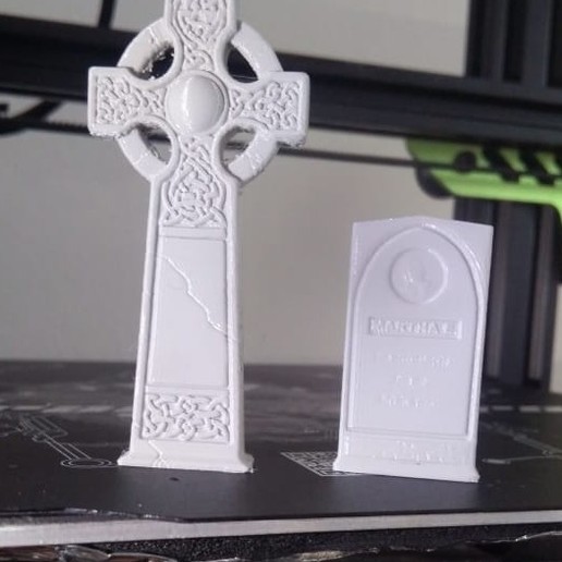 Download STL file 5 pack – Tombstones and gravestones • 3D printing ...