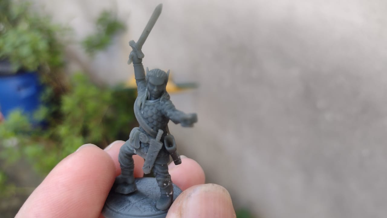 STL file High Elf Paladin RPG Miniature STL pre-supported 🧝・3D print ...
