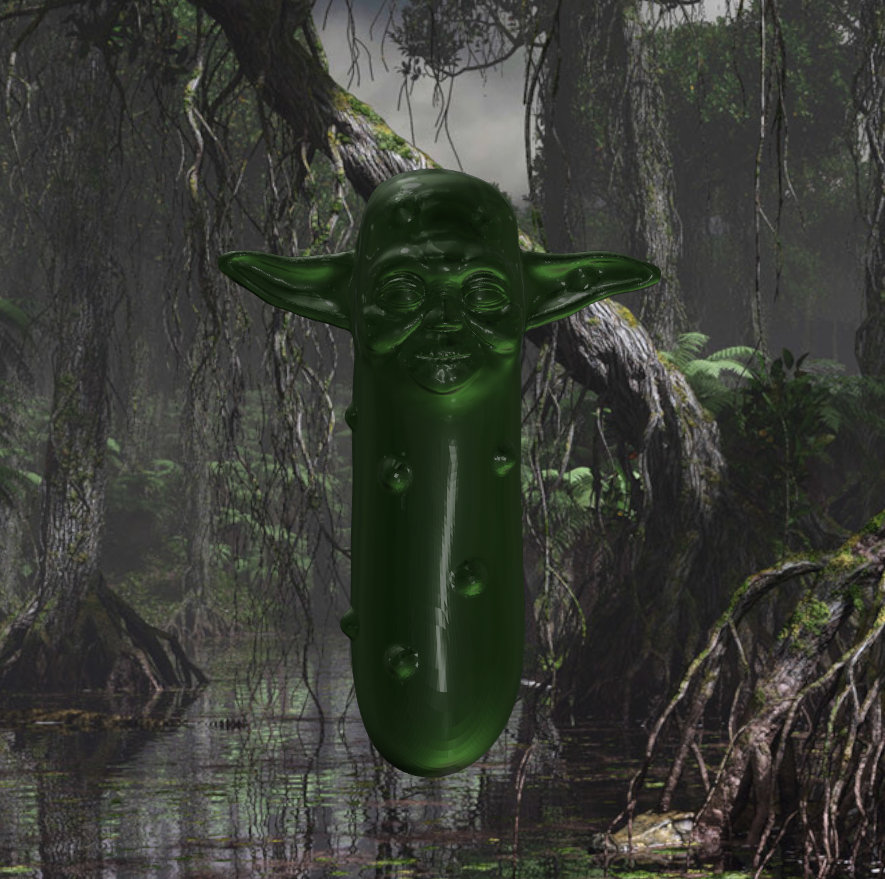 Free STL file Pickle Yoda ・3D printing idea to download・Cults