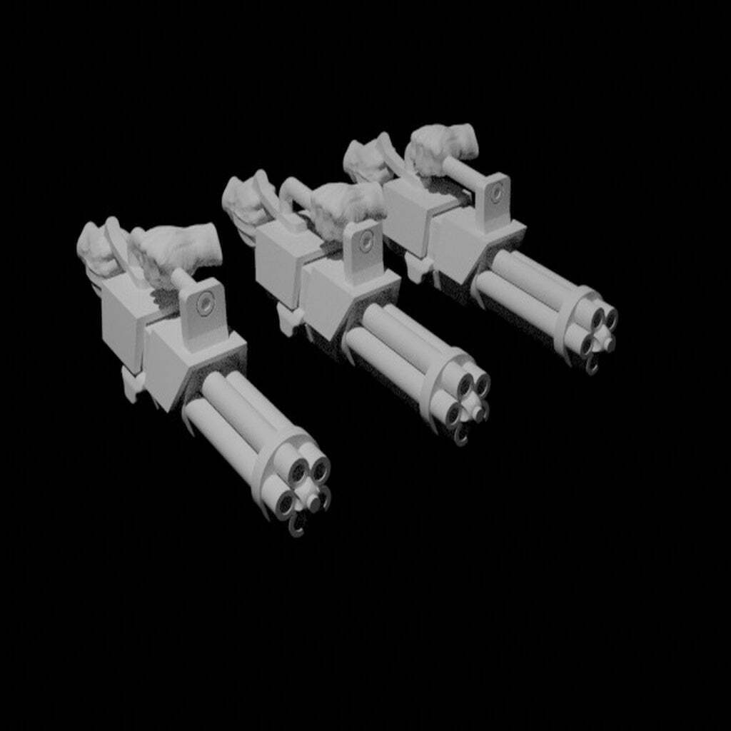 Free STL file Minigun bit・3D printing design to download・Cults