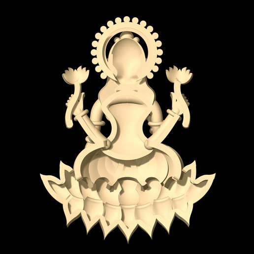 Download STL file laxmi art • 3D printable object ・ Cults