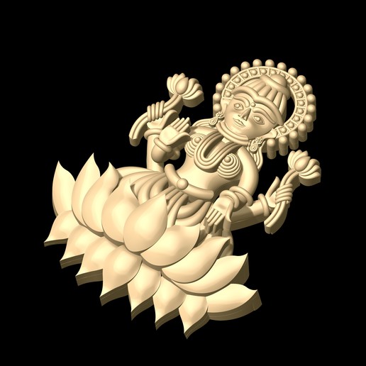 Download STL file laxmi art • 3D printable object ・ Cults