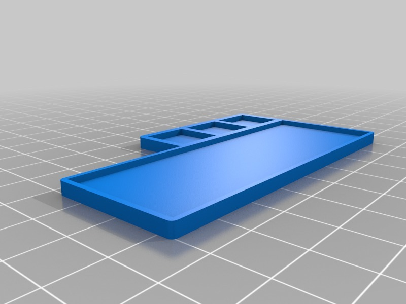 Free STL file Kings of War/One Hour Wargames Movement Tray 80x30mm・3D ...