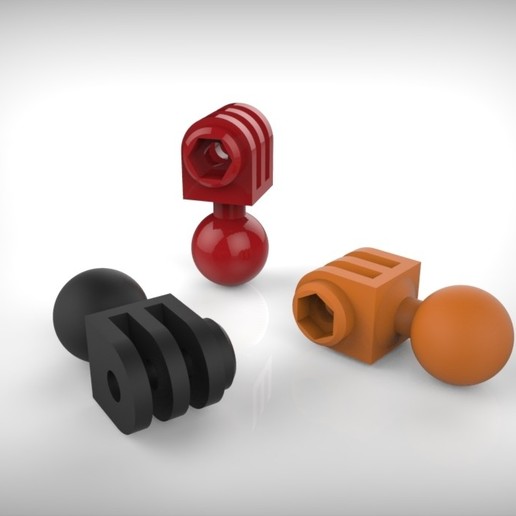 Descargar diseños 3D GoPro sphere mount ・ Cults