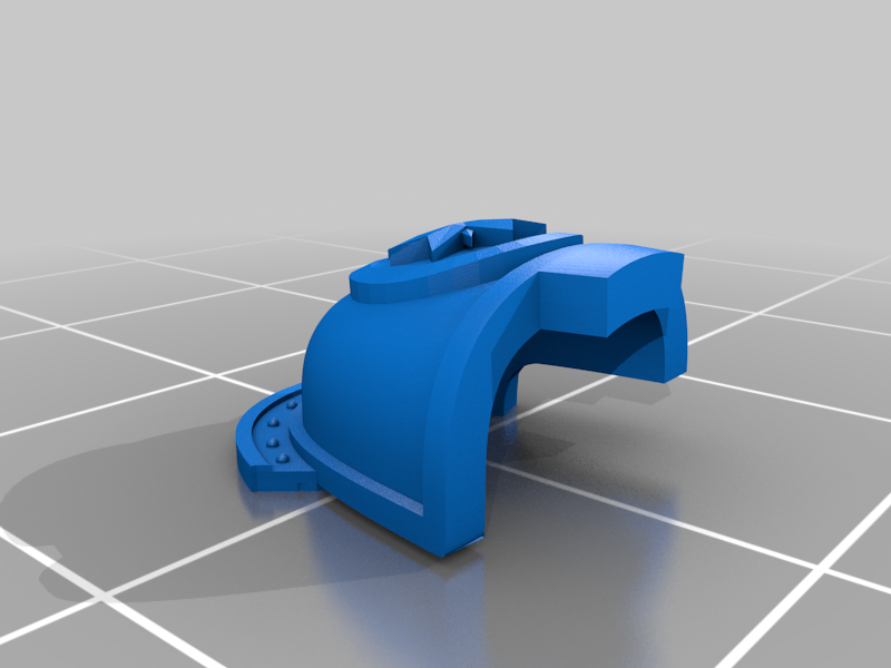 STL-Datei Templaris Shoulder Armour PT2 🎲 kostenlos・Vorlage für 3D ...