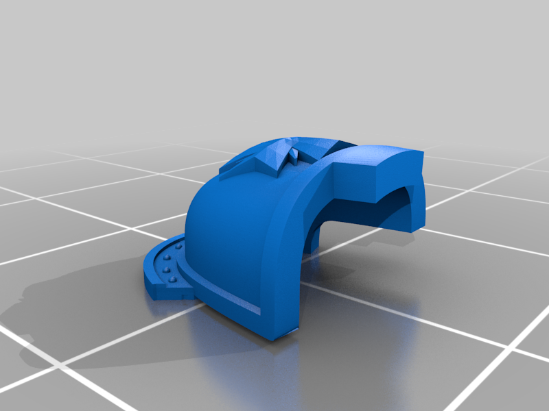 STL-Datei Templaris Shoulder Armour PT2 🎲 kostenlos・Vorlage für 3D ...