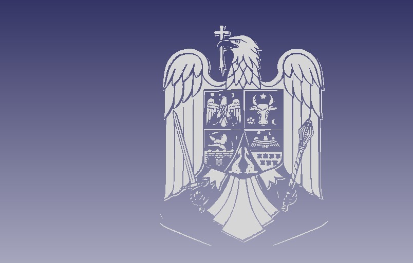 Free 3D file Stema Romaniei standard v0.1 🧥・Object to download and to ...