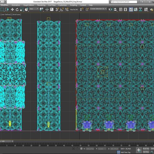 Download STL file Stage Decor 10 - Modular • 3D printing design ・ Cults