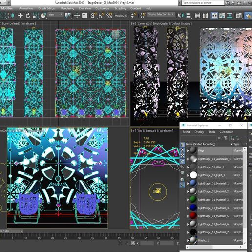 Download STL file Stage Decor 01 Modular • 3D printing model ・ Cults