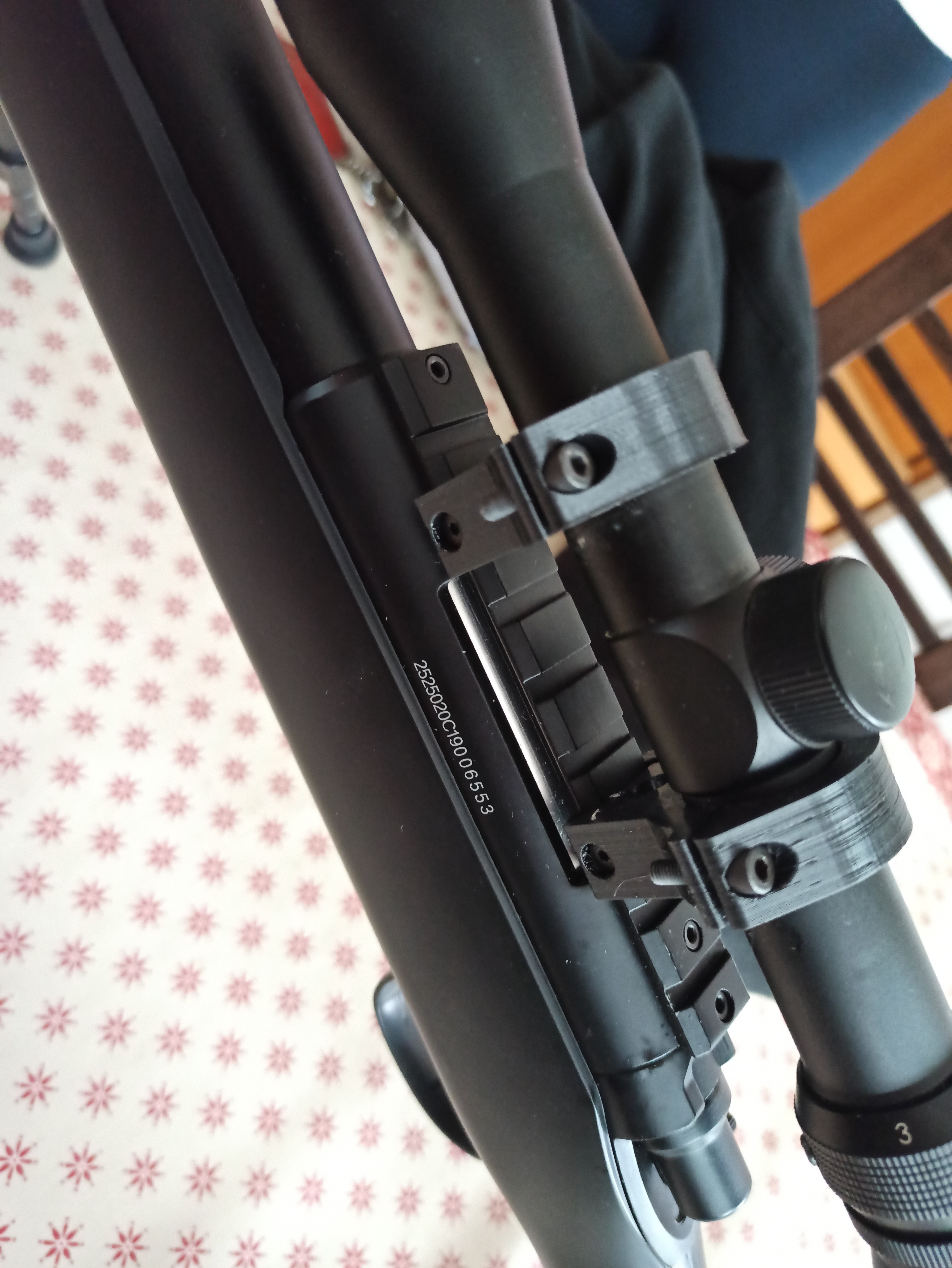 3D printed Airsoft Scope mount • made with ender 3・Cults