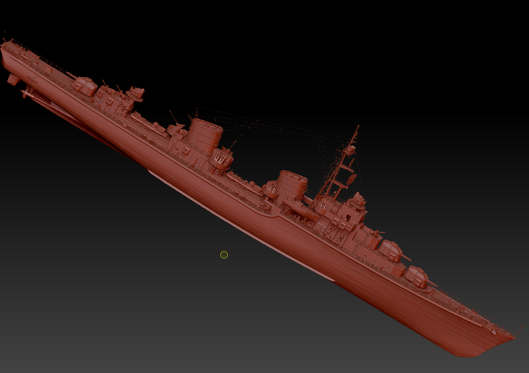 OBJ file Destroyer z-52・3D printer model to download・Cults