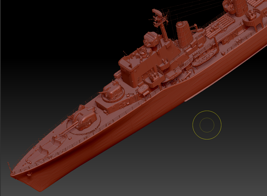 OBJ file Destroyer Halland・3D printable model to download・Cults