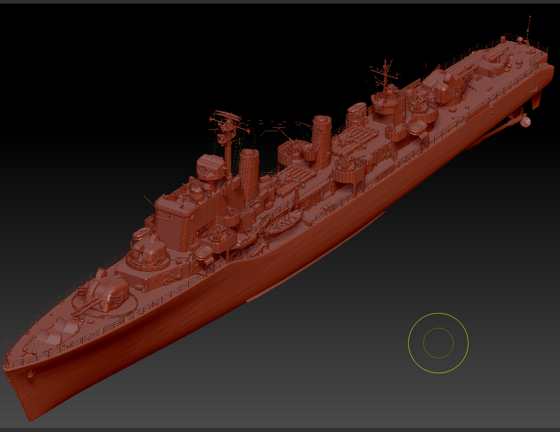 OBJ file Destroyer Halland・3D printable model to download・Cults