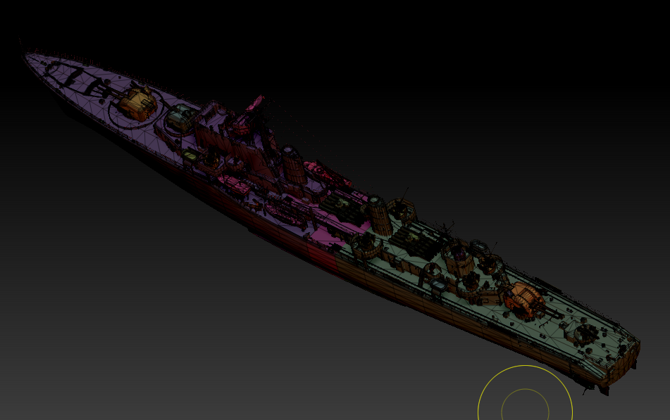 OBJ file Destroyer Halland・3D printable model to download・Cults