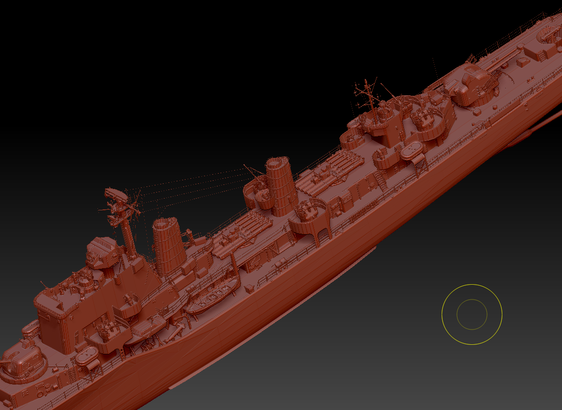 OBJ file Destroyer Halland・3D printable model to download・Cults