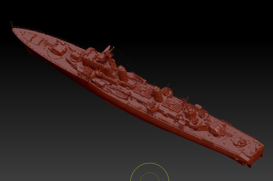 OBJ file Destroyer Halland・3D printable model to download・Cults
