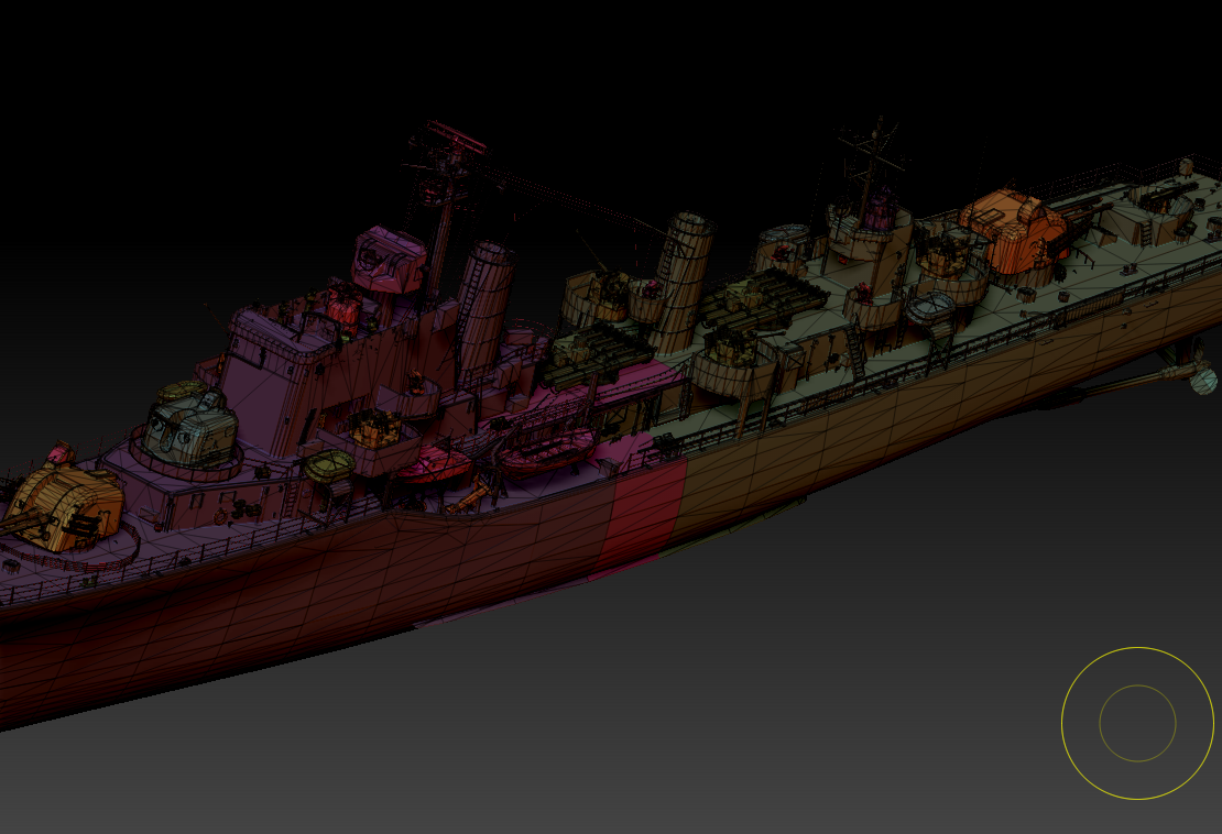OBJ file Destroyer Halland・3D printable model to download・Cults