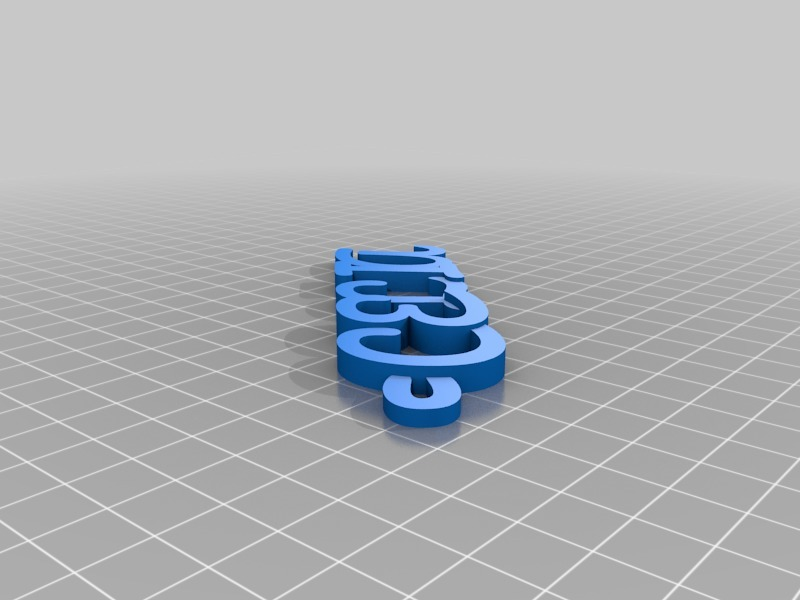 Free 3D file Celia Keychain・3D print design to download・Cults