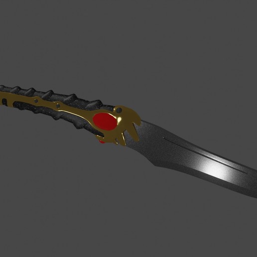 Download STL file ARYA STARK VALYRIAN STEEL DAGGER (CATSPAW DAGGER, CAT ...