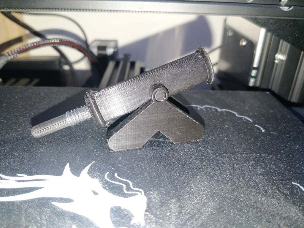 Free STL file Simple spring cannon・3D printing design to download・Cults