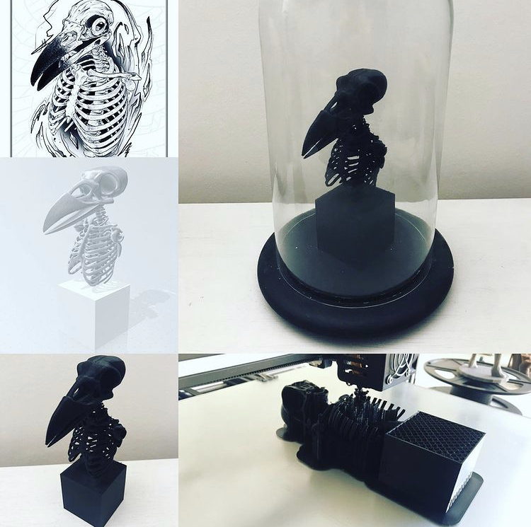 OBJ file RAVEN BODY・3D printable model to download・Cults