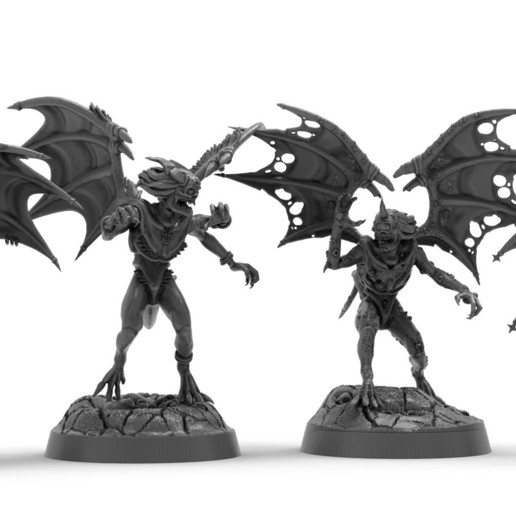 Download 3D printing templates Harpagos Fury Demon Multi part model ...