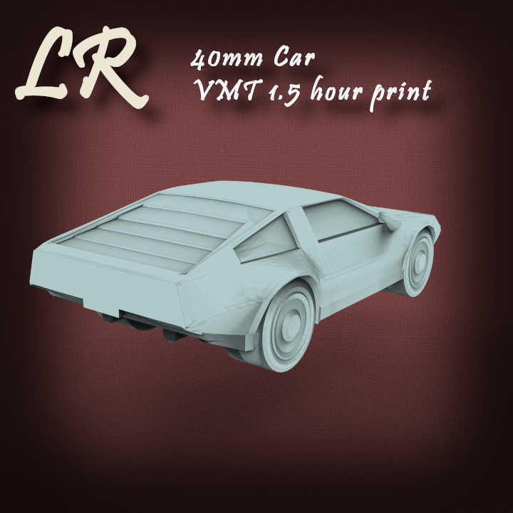Free STL file 40mm VMT Car 1.5 hour print.・3D print model to download・Cults