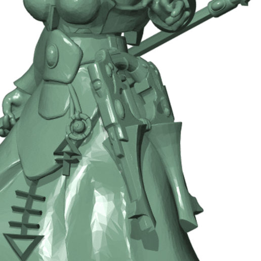 Download STL Female Alien Seer Elf ・ Cults