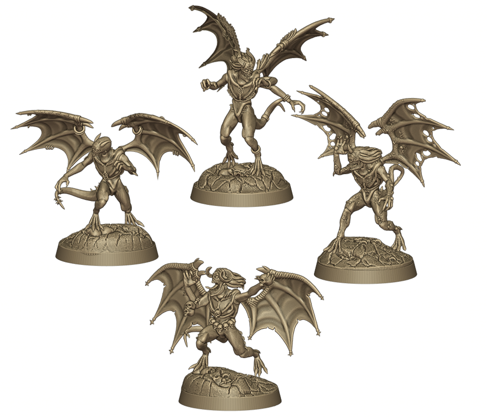 STL file Harpagos Fury Demon Multi part model builder 👷・3D printer ...