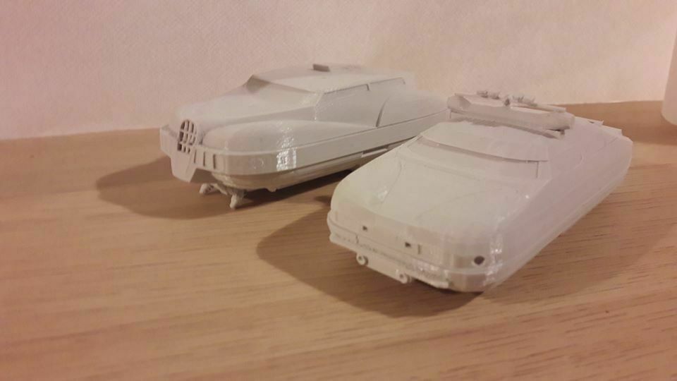 Free STL file police car flying fifth element・3D printing design to ...