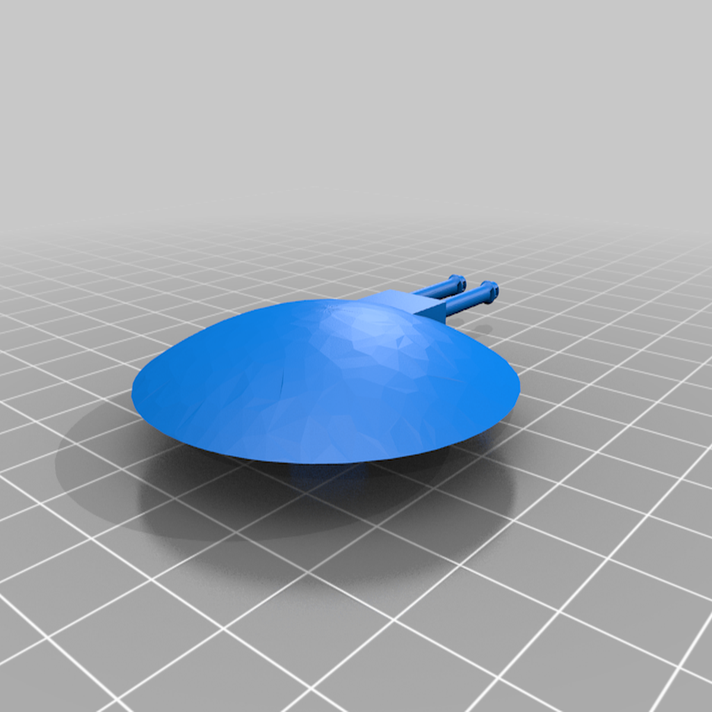Free STL file Haunebu II Flying Saucer 🎲・3D print design to download・Cults