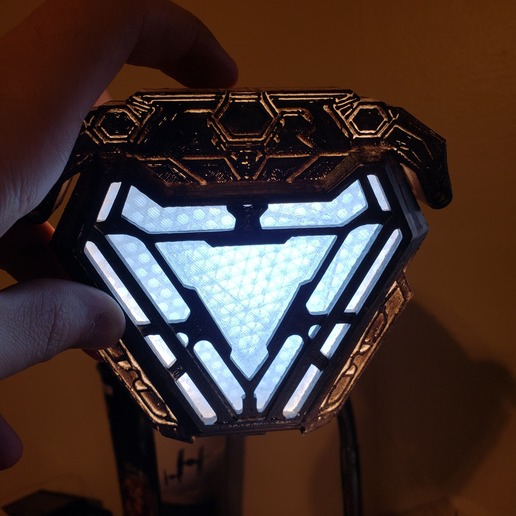 Download free 3D model Tony Stark Arc Reactor Infinity War & Endgame ...